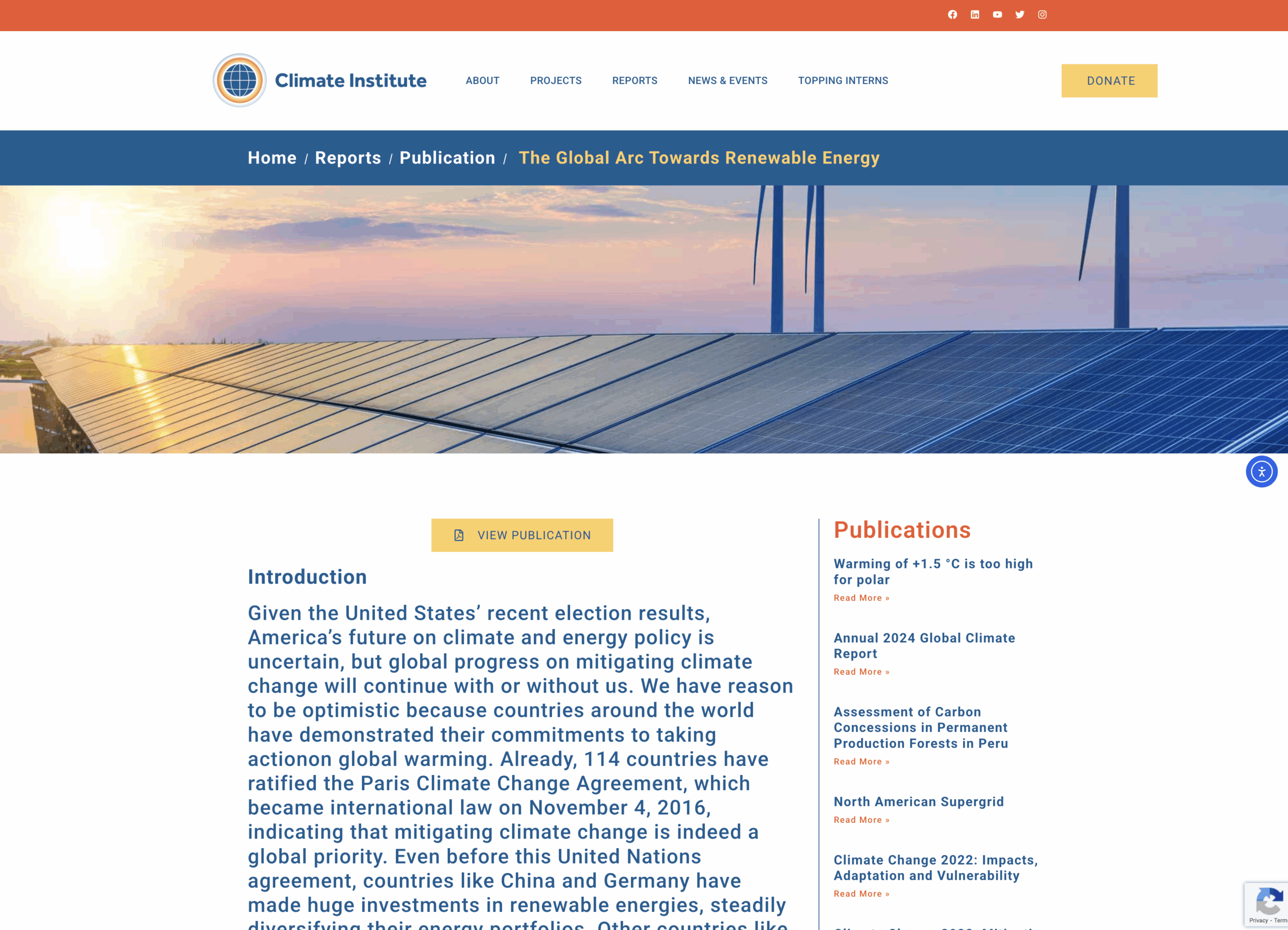 Climate Institute - Blink Advertising